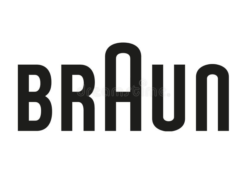 Logo De Braun Illustratif Sur Fond Blanc Photo éditorial - Illustration ...