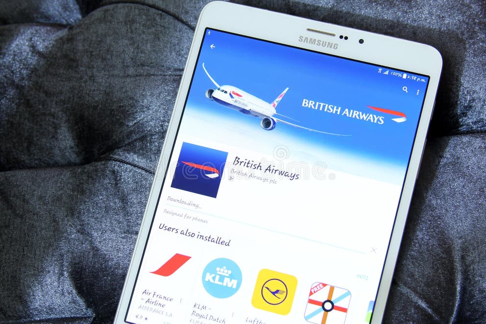 Logo De British Airways APP Photo éditorial - Image du emblème ...