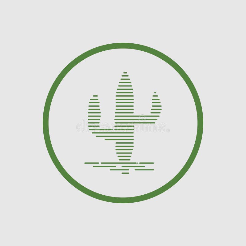 Logo De Cactus Illustrations Vectorielles De Conception Illustration de ...