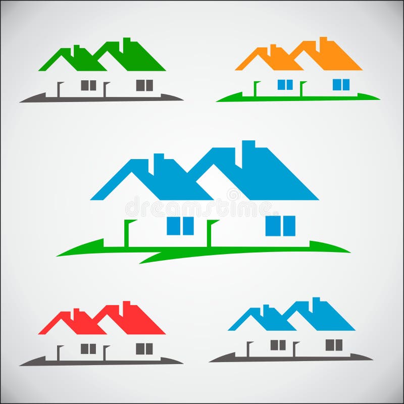 Logo de Chambre illustration de vecteur. Illustration du immobilier ...