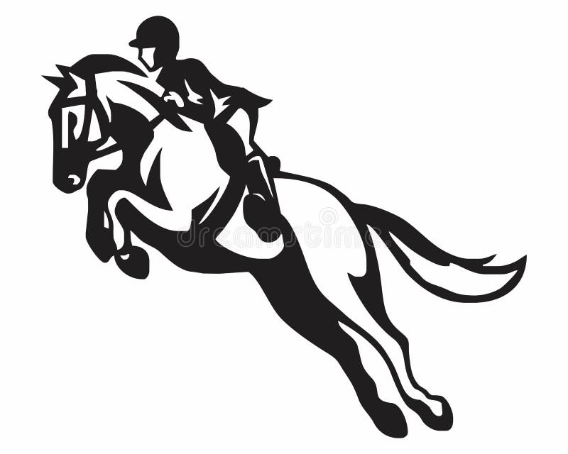 Logo De Cheval D'équitation Illustration de Vecteur - Illustration du ...