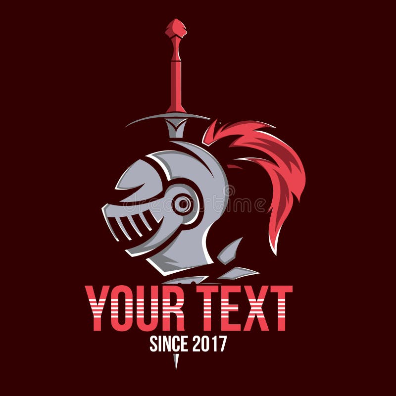 Logo De Chevalier, Logo Classique Illustration de Vecteur ...