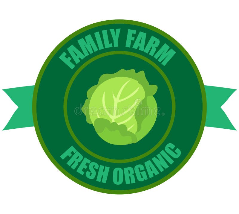 Logo de chou illustration de vecteur. Illustration du repas - 122114408