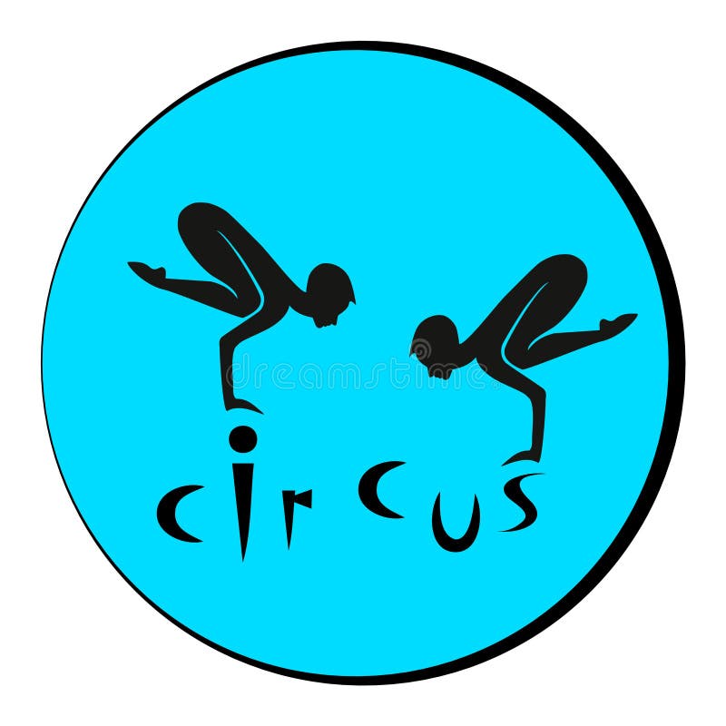 Concept Moderne De Conception De Logo Du Cirque Illustration de Vecteur ...