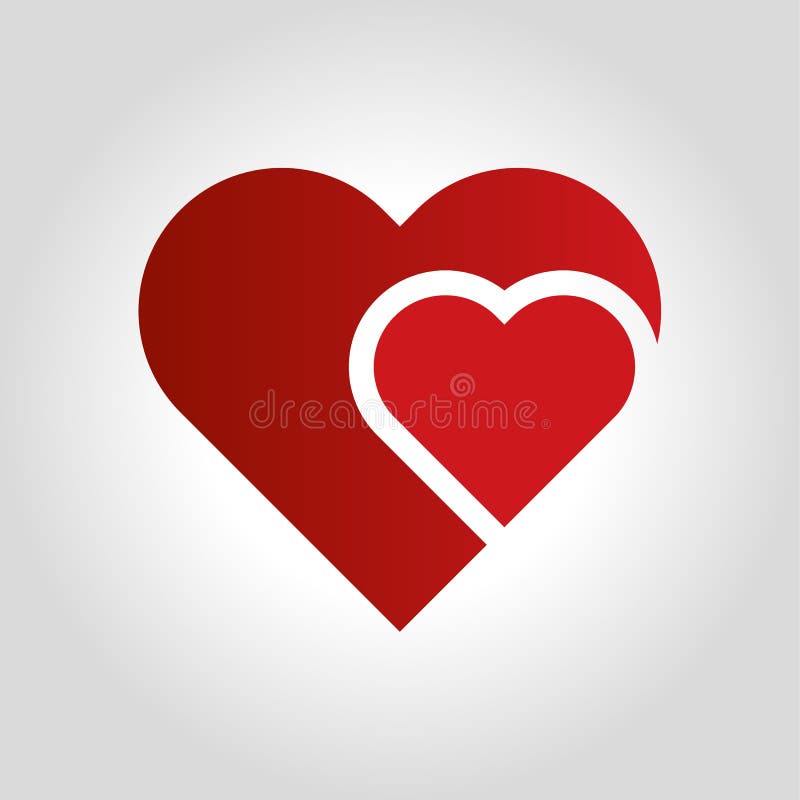Logo de coeur illustration de vecteur. Illustration du affaires - 87896707