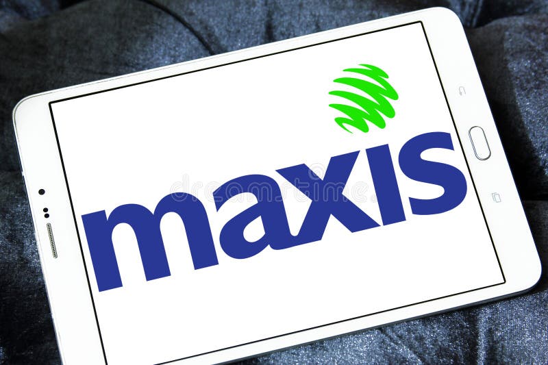 Logo De Communications De Maxis Photo stock éditorial - Image of mobile ...