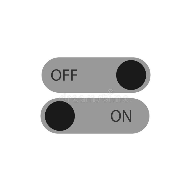 Logo de commutation illustration de vecteur. Illustration du poussée ...