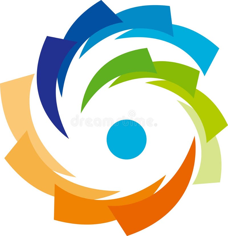 Logo de compagnie illustration de vecteur. Illustration du vert - 25432937