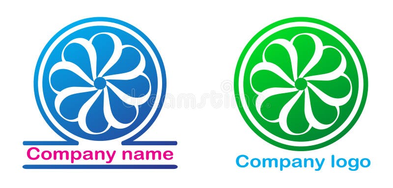 Logo de compagnie illustration de vecteur. Illustration du modèle ...