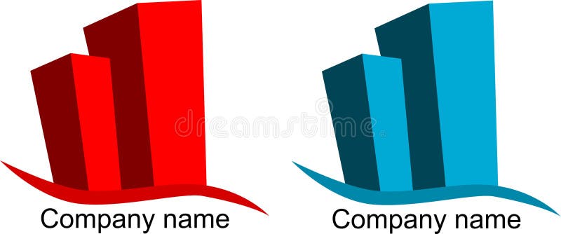 Logo de compagnie illustration de vecteur. Illustration du image - 8921149