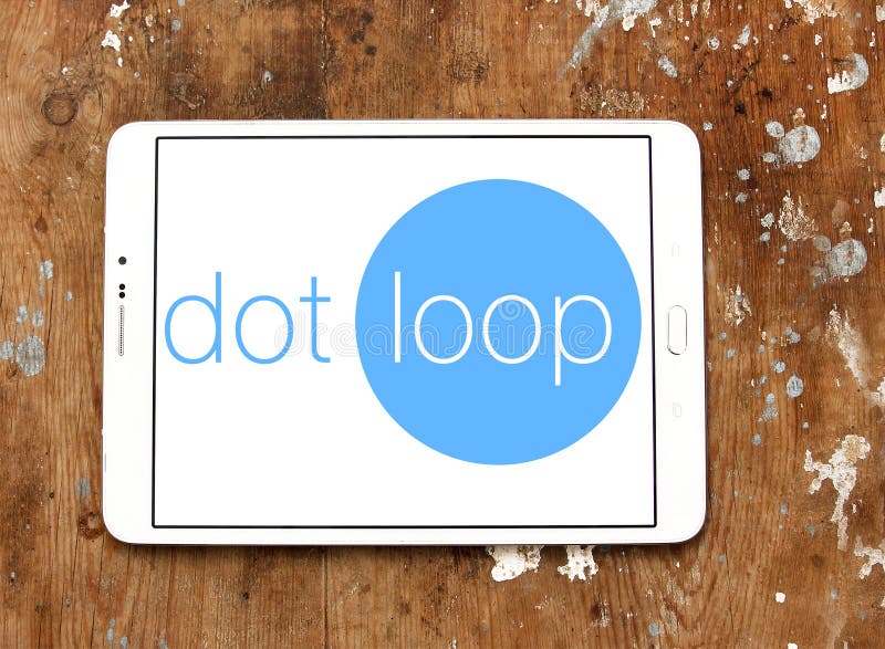 Logo de Dotloop photo stock éditorial. Image du fond - 107254263