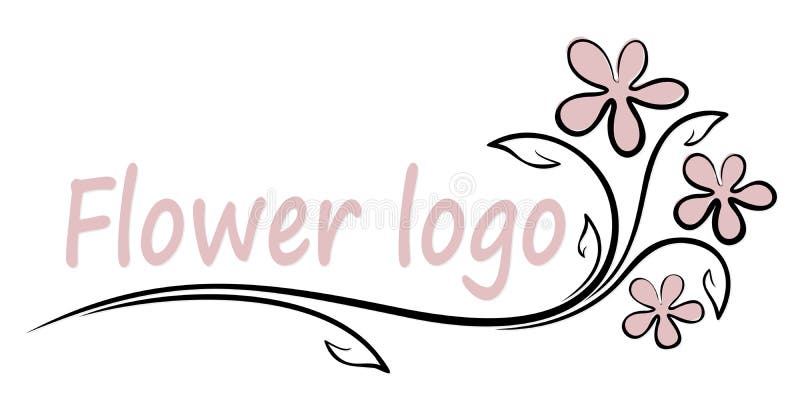 Logo de fleur illustration de vecteur. Illustration du flore - 85946740