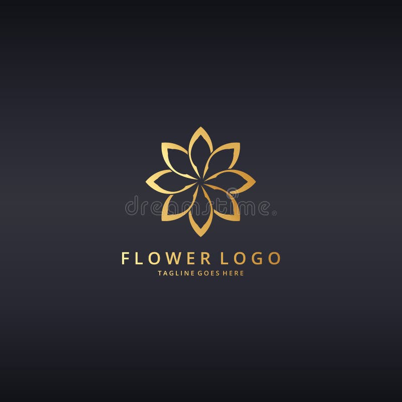 Logo de fleur illustration de vecteur. Illustration du graphisme - 84768479
