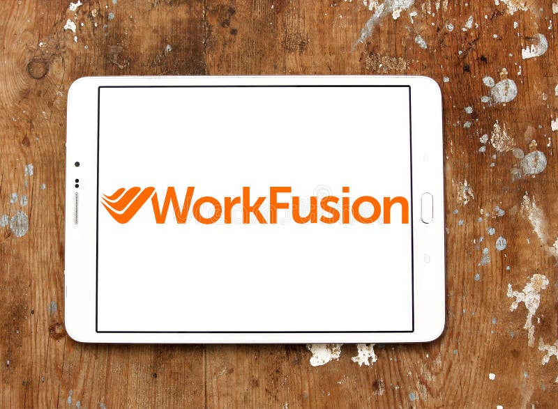Logo De Fournisseur De Logiciel De WorkFusion Photo stock éditorial ...
