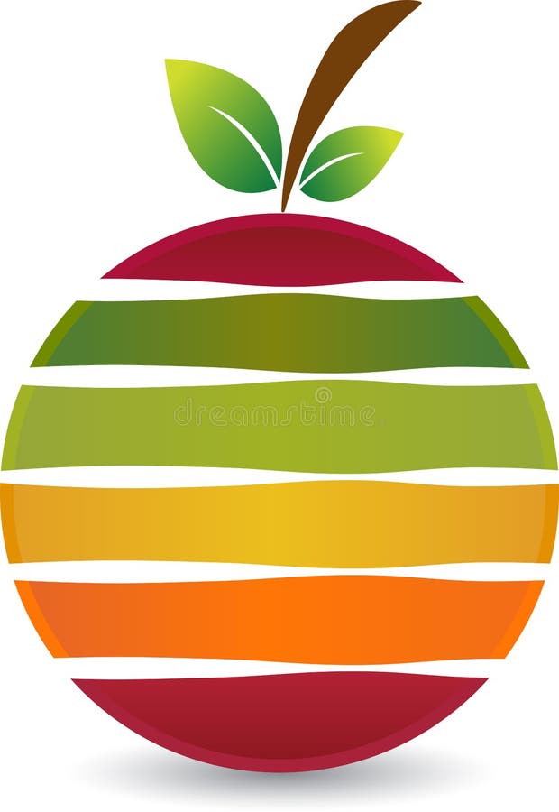 Logo de fruit illustration de vecteur. Illustration du agriculture ...