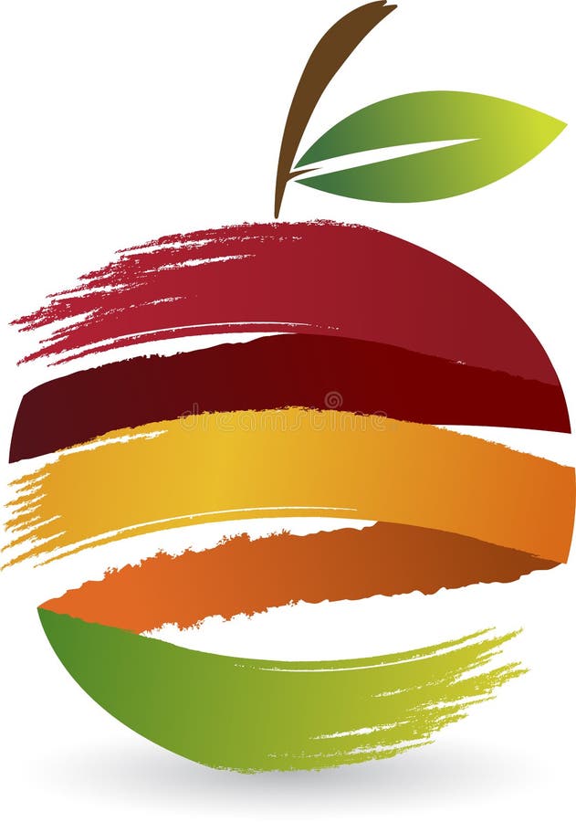 Logo de fruit illustration de vecteur. Illustration du lame - 36466065