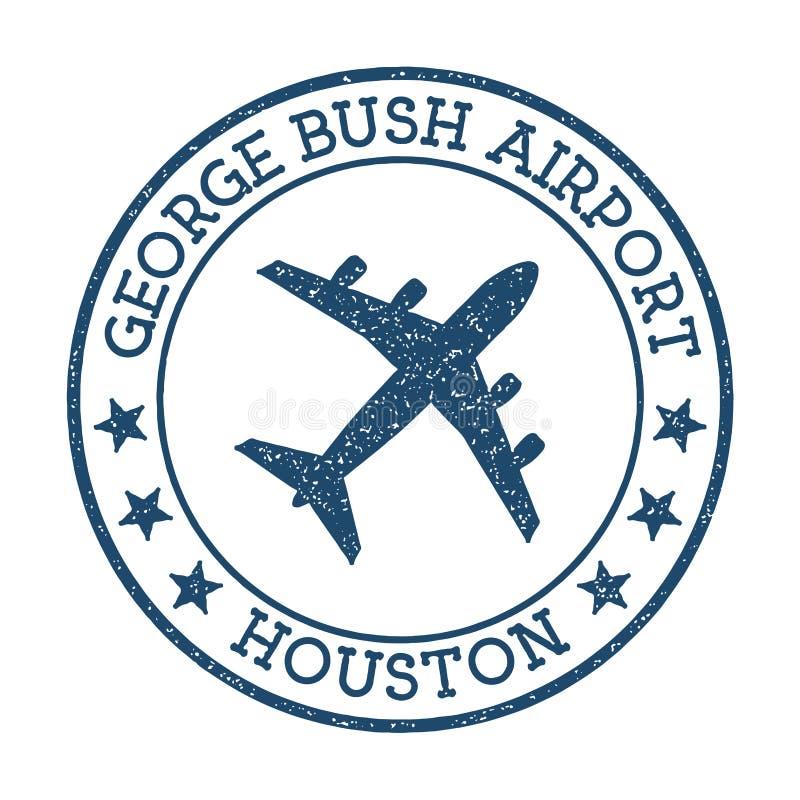 Logo De George Bush Airport Houston Foto editorial - Ilustración de ...