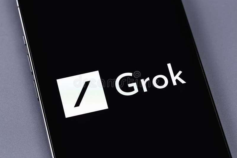 Logo De Grok Xai Chatbot En Un Smartphone Con Pantalla. Grok Grok Xai ... Logo De Grok Xai Chatbot En Un Smartphone Con Pantalla. Grok Grok Xai ...