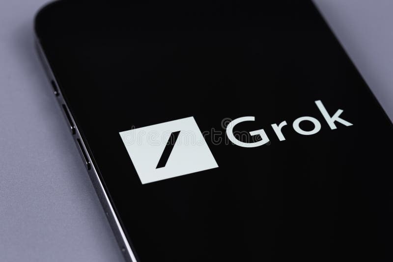 Logo De Grok Xai Chatbot En Un Smartphone De Pantalla. Grok Grok Xai Es ... Logo De Grok Xai Chatbot En Un Smartphone De Pantalla. Grok Grok Xai Es ...