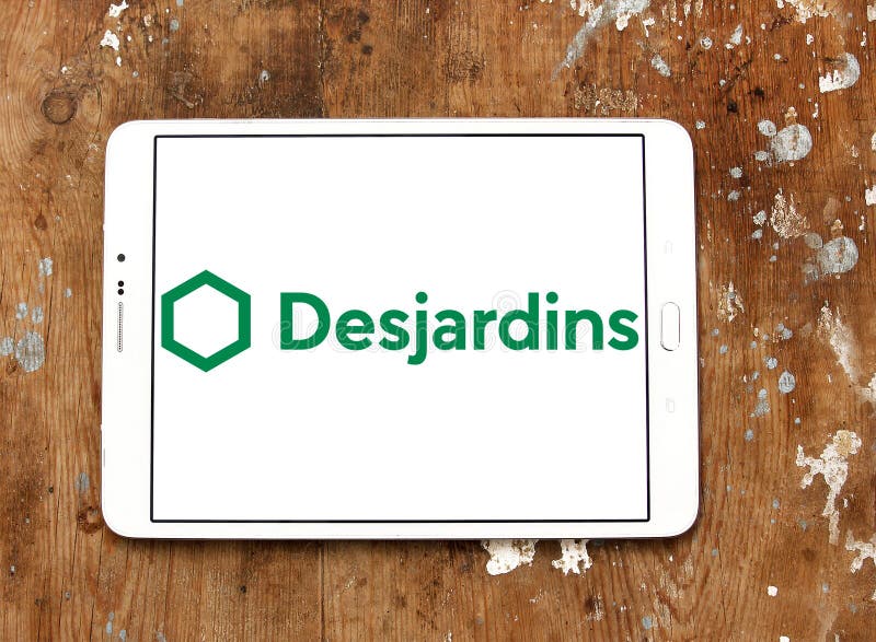 Logo De Banque De Desjardins Sur Leur Bureau Principal Pour Montréal ...
