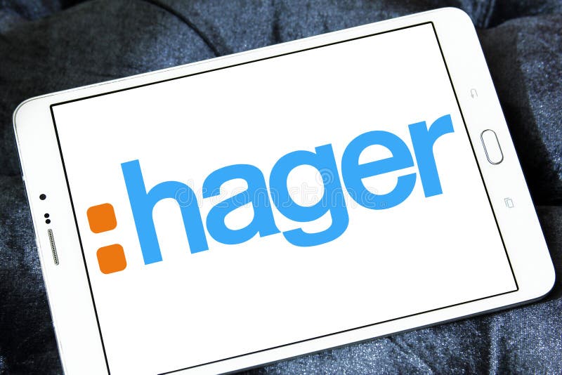 Logo de groupe de Hager image éditorial. Image du graphisme - 116273050