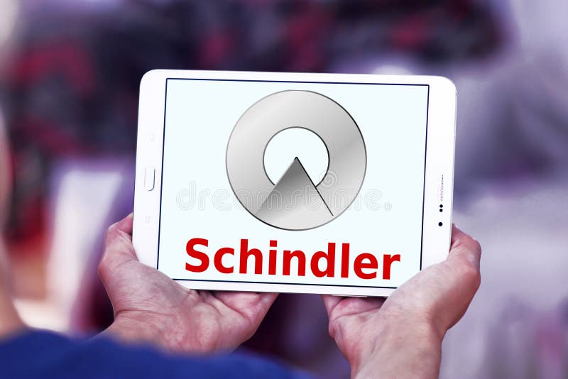 Logo De Groupe De Schindler Image éditorial - Image du ascenseurs ...