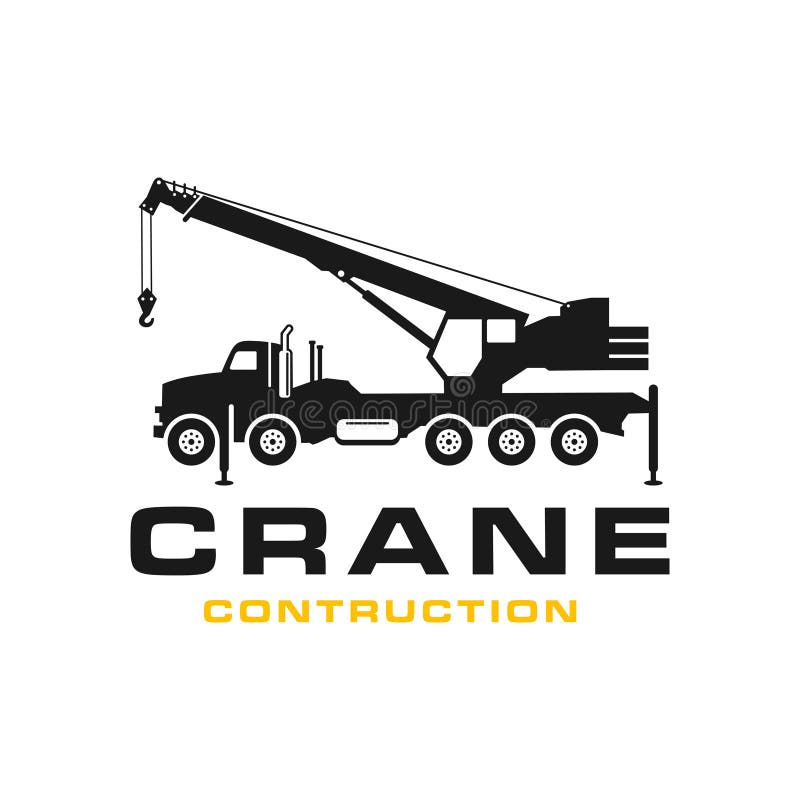 Crane Logo Icon Design illustration de vecteur. Illustration du ...