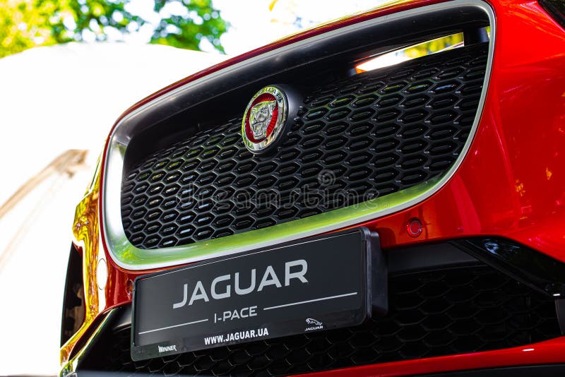 Logo De Jaguar En Jaguar Ipace Imagen de archivo editorial - Imagen de ...