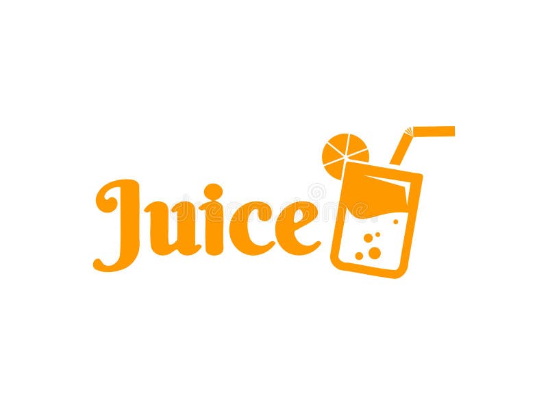 Logo de jus illustration de vecteur. Illustration du orange - 93837095