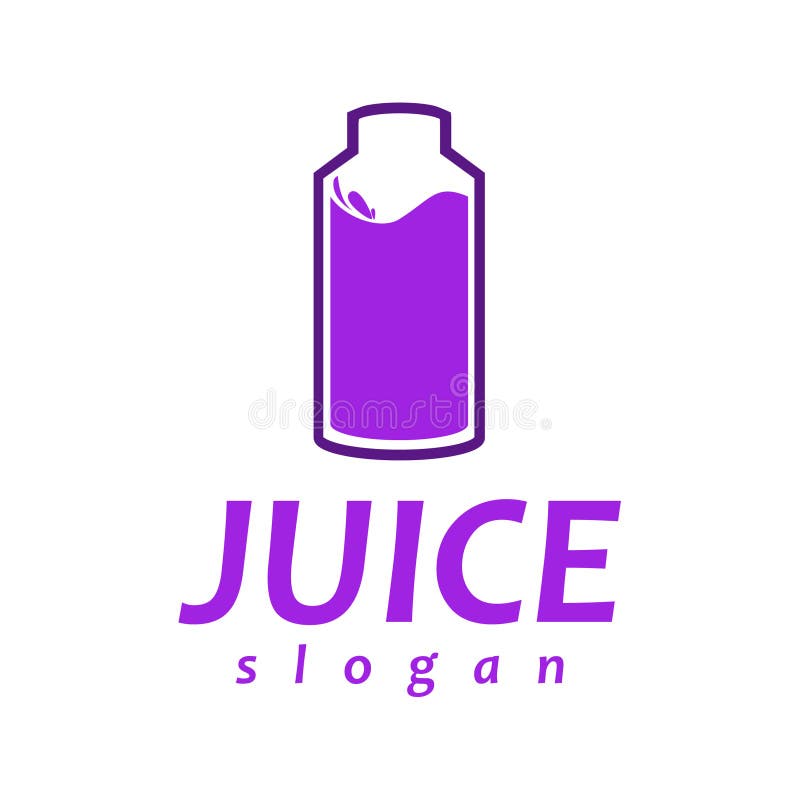 Logo de jus illustration de vecteur. Illustration du lame - 99438388