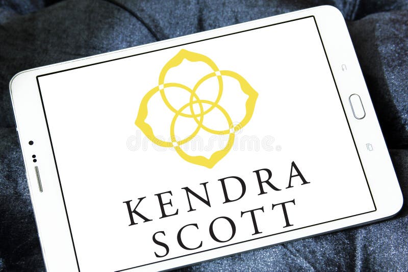 Logo De Kendra Scott Design Photo éditorial - Image du chef, centre ...
