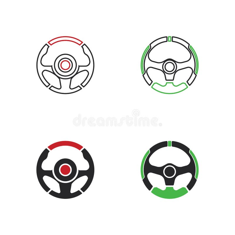 Logo De L'image De Vecteur De Volant Illustration de Vecteur ...