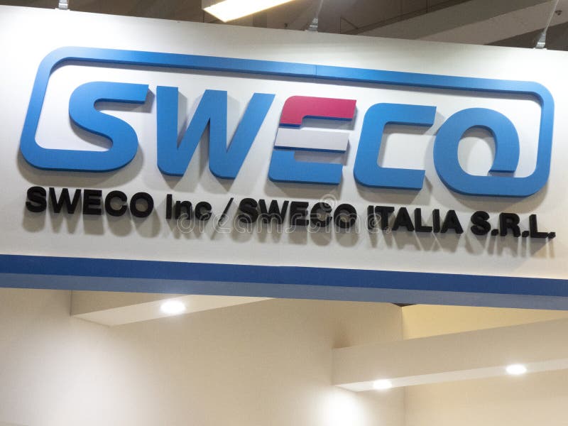 Logo de la empresa SWECO imagen editorial. Imagen de insignia - 156144875