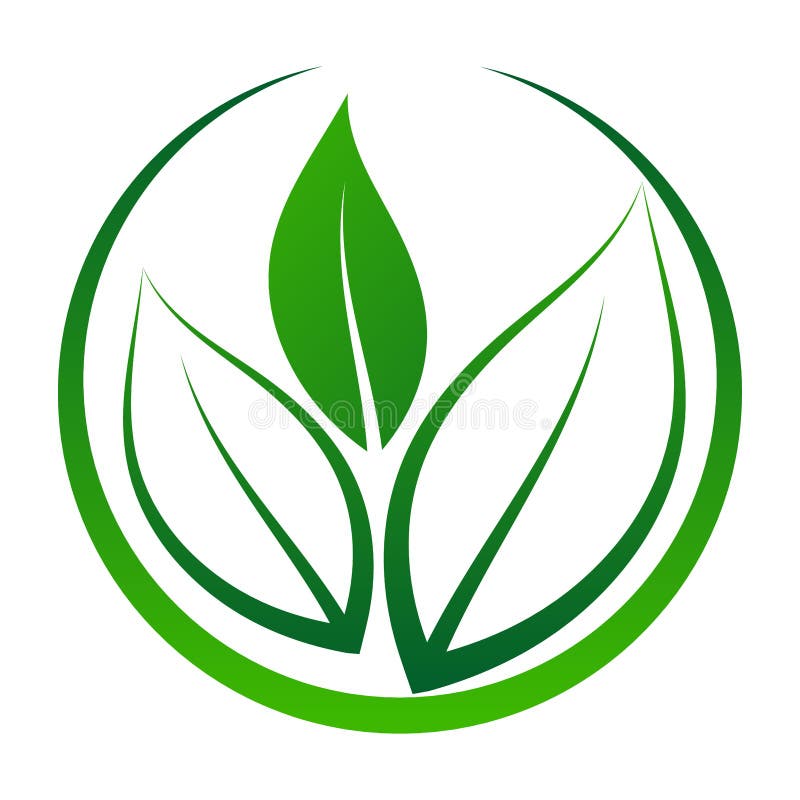 Logo de la hoja - verde ilustración del vector. Ilustración de iconos ...