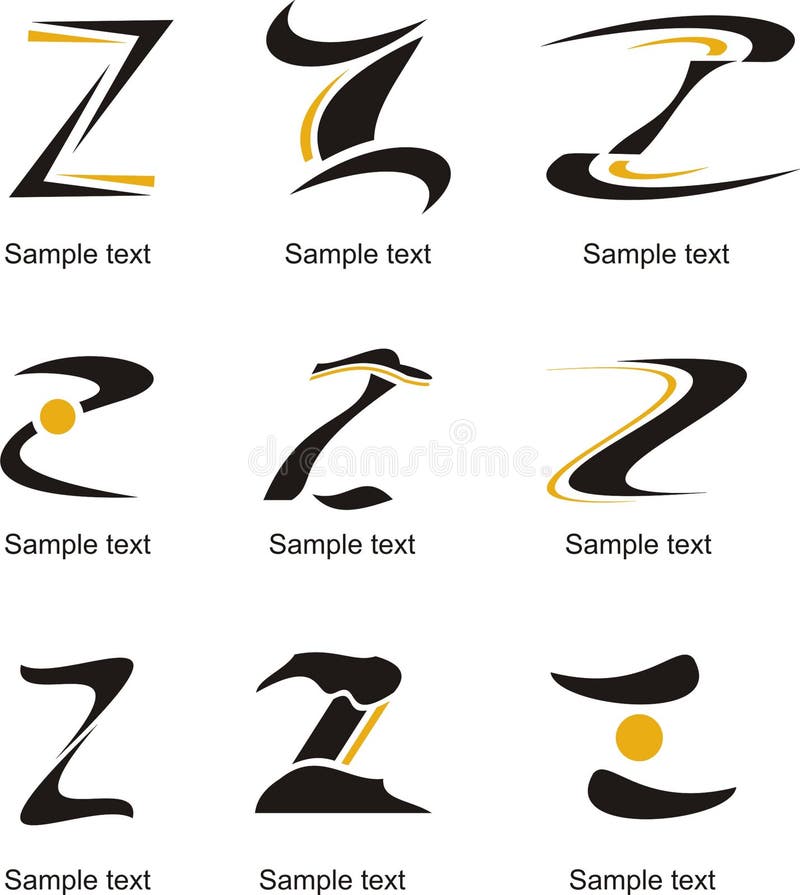 Logo de la lettre Z illustration de vecteur. Illustration du ...