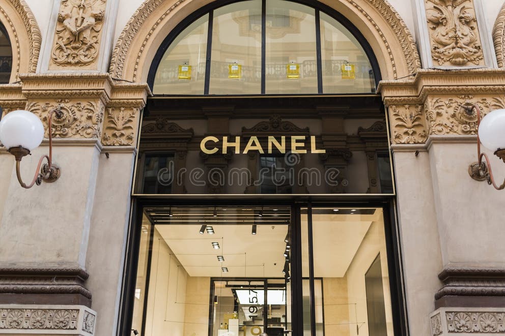 Logo De La Marca De Moda De Lujo Chanel Imagen editorial - Imagen de ...