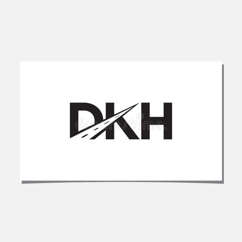 Logo de la route dkh illustration de vecteur. Illustration du moderne ...