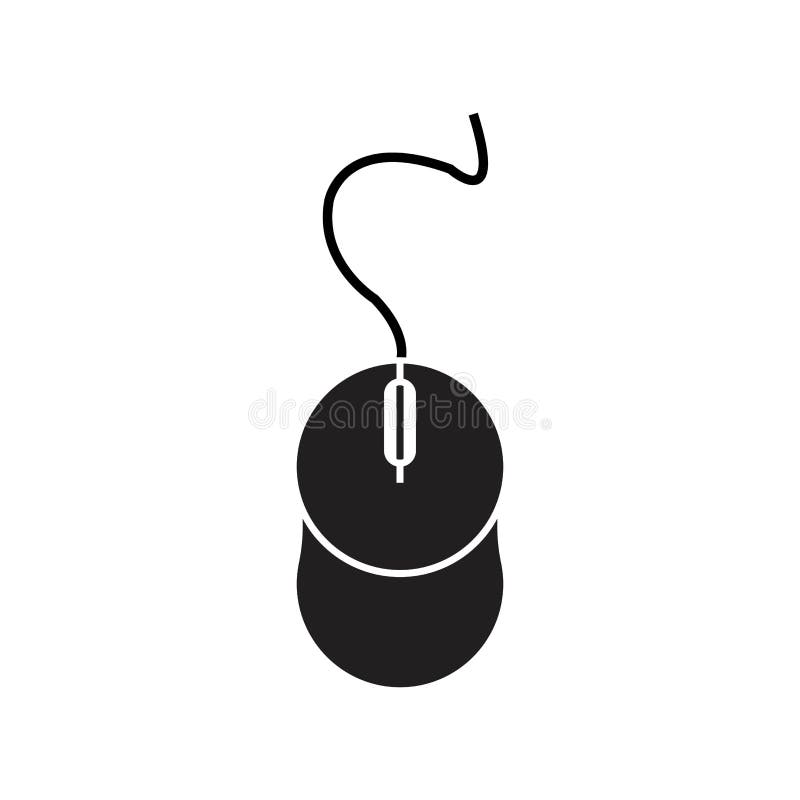 Logo De La Souris D'ordinateur Illustration de Vecteur - Illustration ...