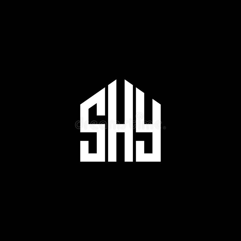 Logo De Lettre Timide Sur Fond Noir. Logo Lettre Timide. Lettre Timide ...