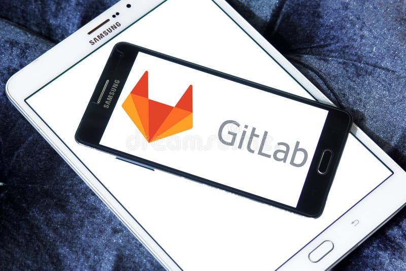 Logo de logiciel de GitLab image éditorial. Image of ordinateur - 118506290