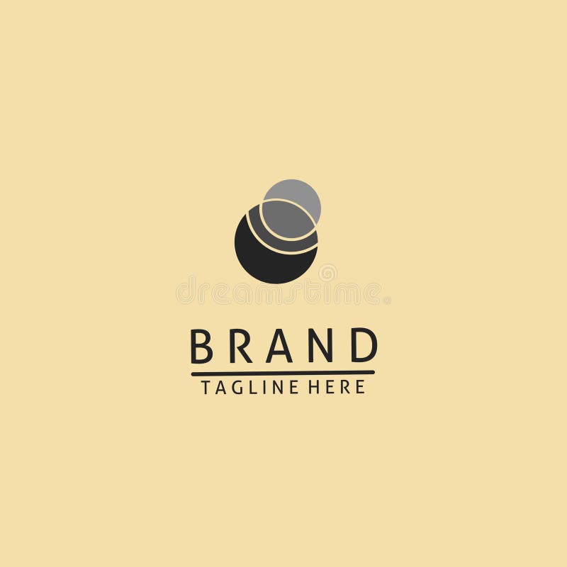 Logo De Marca Simple Y Elegante Stock de ilustración - Ilustración de ...