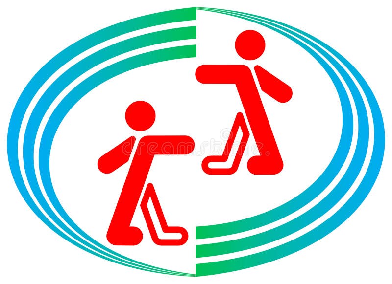 Logo de marche illustration de vecteur. Illustration du logo - 17624525