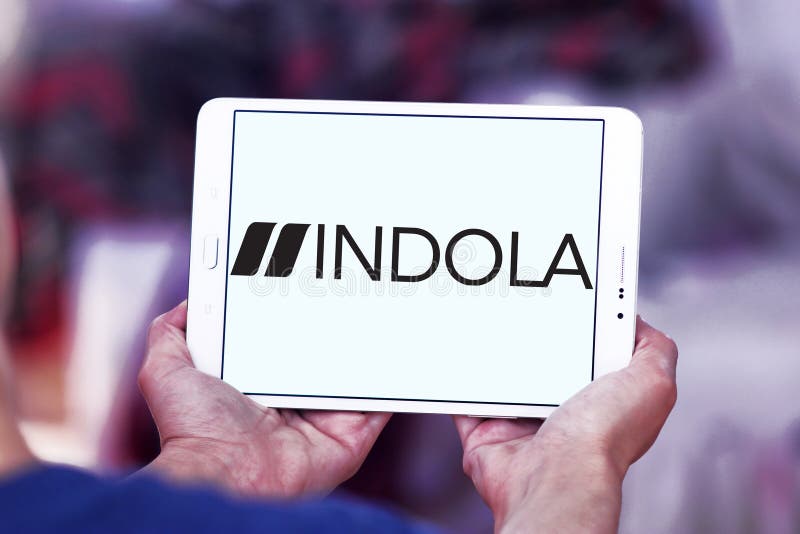 Logo de marque d'Indola photographie éditorial. Image du devise - 117987312