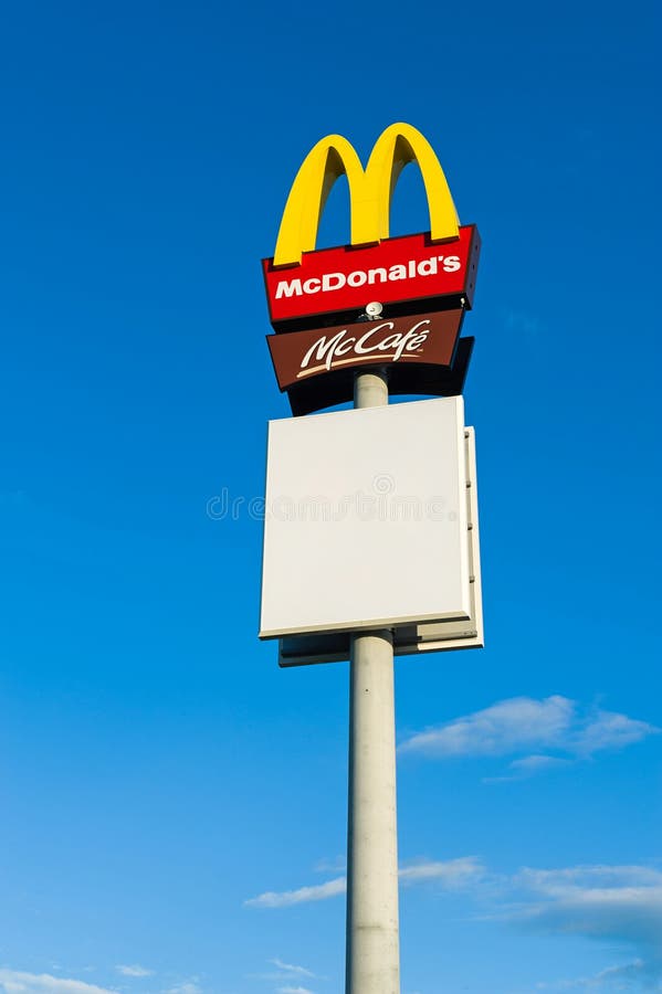 Logo de Mc Donald image éditorial. Image du details, centre - 56524550