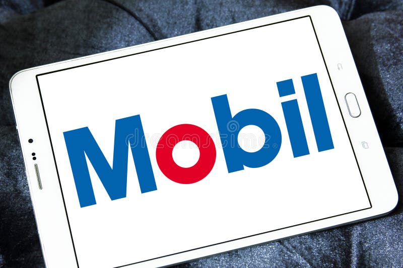 Logo de Mobil image stock éditorial. Image du graphismes - 91655884