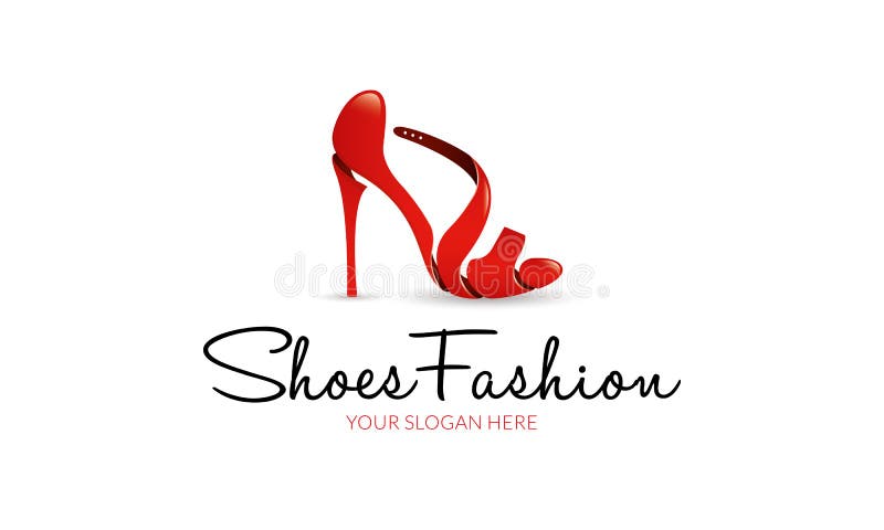 Logo Mode Chaussures illustration stock. Illustration du mode - 92922000