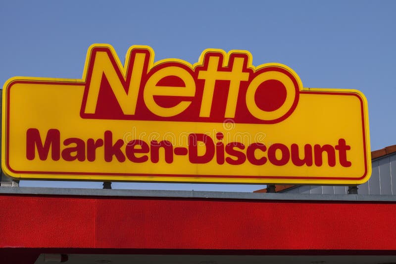 Logo De Netto Sur Une Façade Photo éditorial - Image du nourriture ...