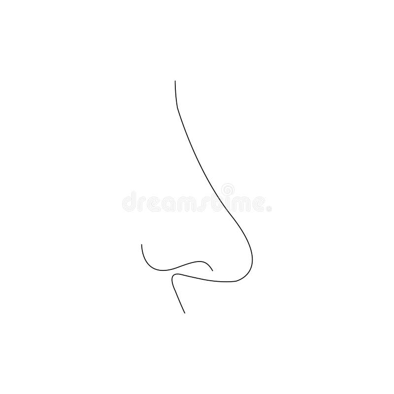 Logo de nez illustration de vecteur. Illustration du grippe - 197753337