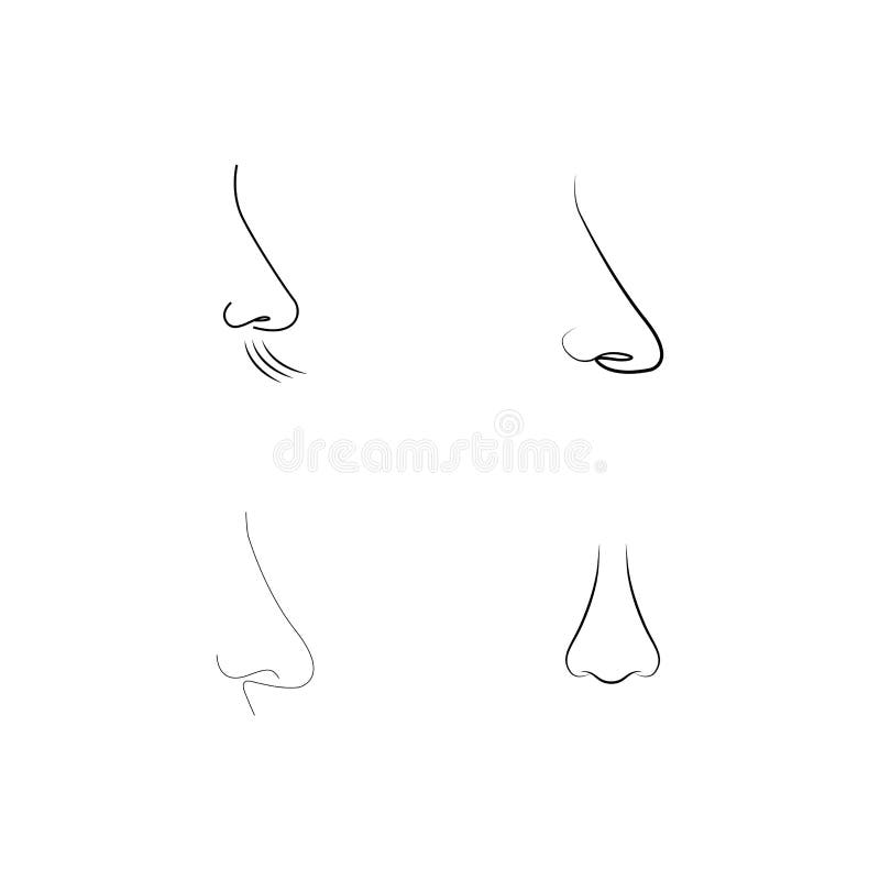 Logo de nez illustration de vecteur. Illustration du grippe - 197753337