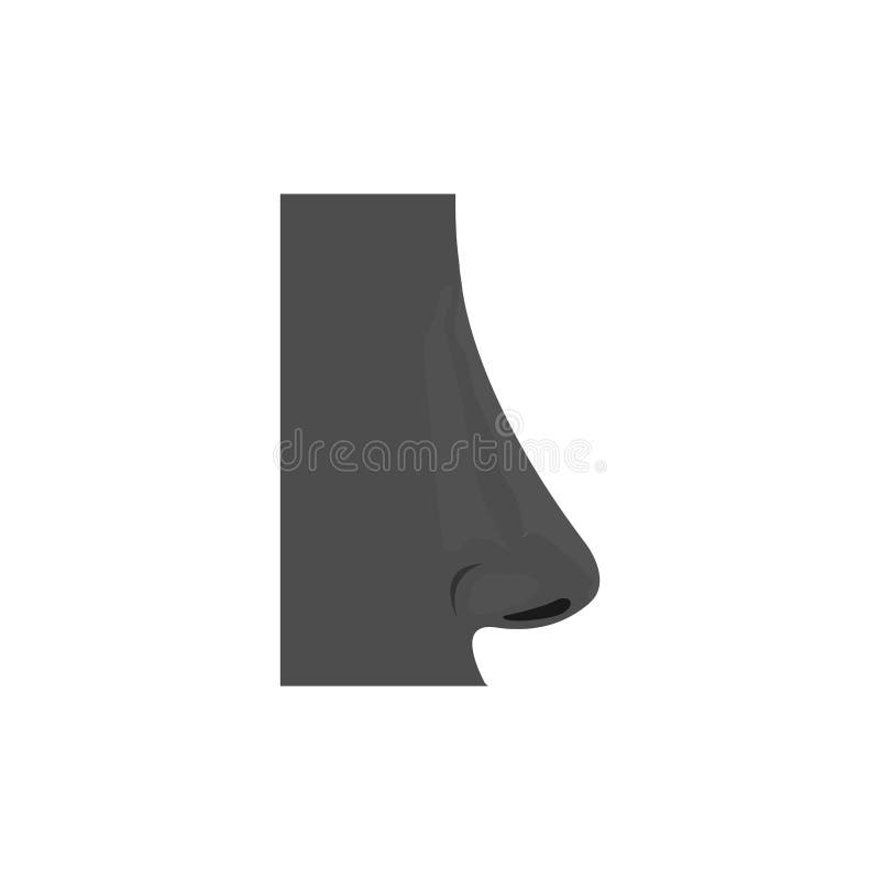 Logo de nez illustration de vecteur. Illustration du allergie - 197753339